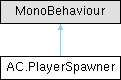 Adventure Creator: AC.PlayerSpawner Class Reference
