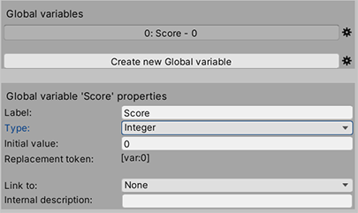 Displaying a game score | Adventure Creator