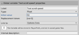 Custom options | Adventure Creator